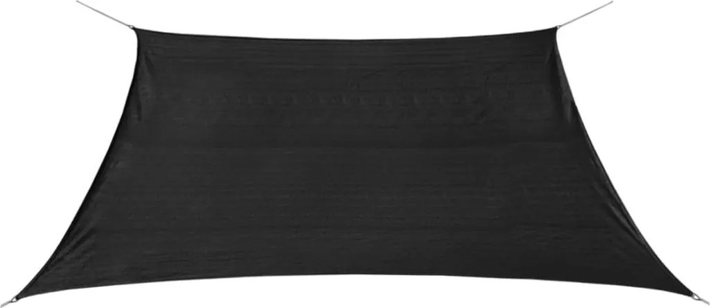 vidaXL Stínící plachta 160 g/m² 3,6 x 3,6 m HDPE [42287] Barva: Černá