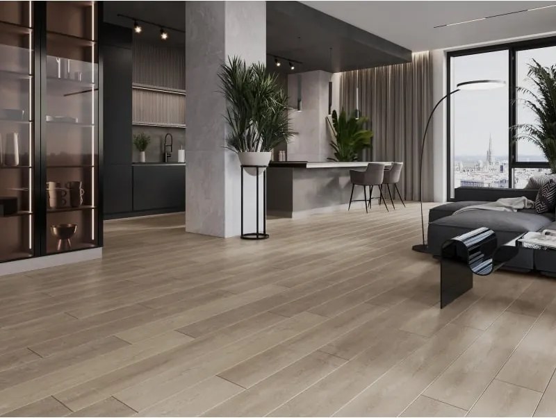 Mexen Windsor vinylové panely 1240 x 182 mm SPC 6,5 mm, podložka IXPE 1,5 mm, 4 V-Fuga, Dub - F1016-1240-182-505-4V1-01