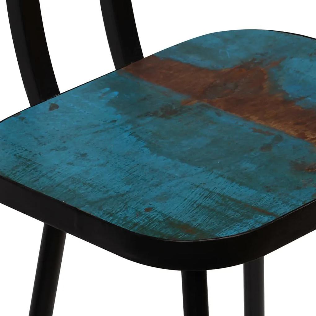 vidaXL Barové židle 2 ks masivní recyklované dřevo [245392]