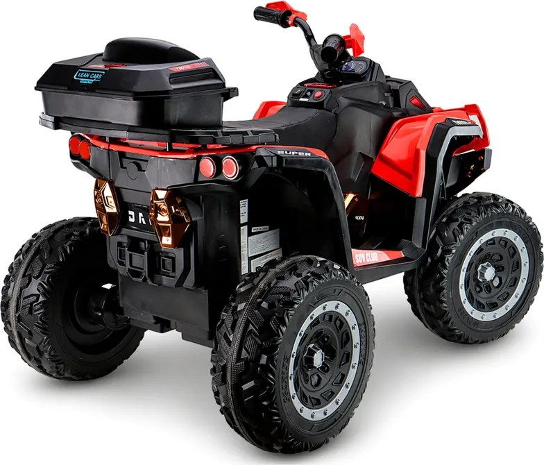 LEAN CARS Čtyřkolka na akumulátor XW-08 4x4 45 W červená