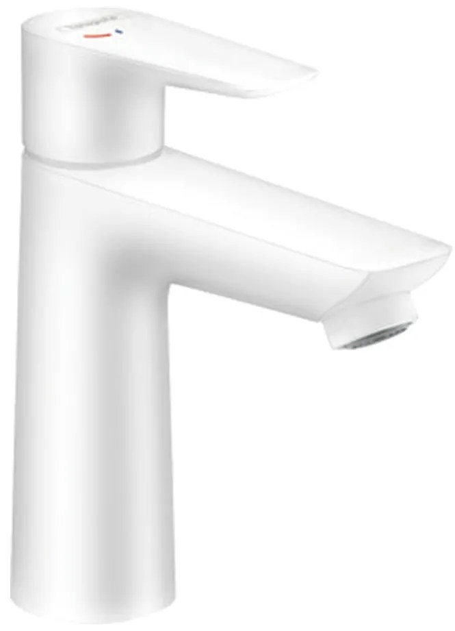 Hansgrohe Talis E, umyvadlová baterie 110 bez odtokové soupravy, CoolStart, bílá matná, 71714700