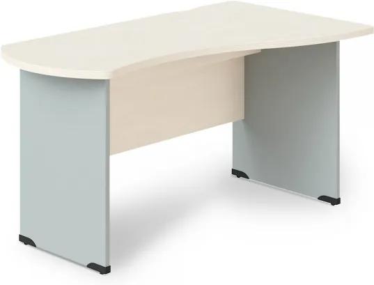 Rohový stůl Manager, pravý 160 x 100 cm bříza