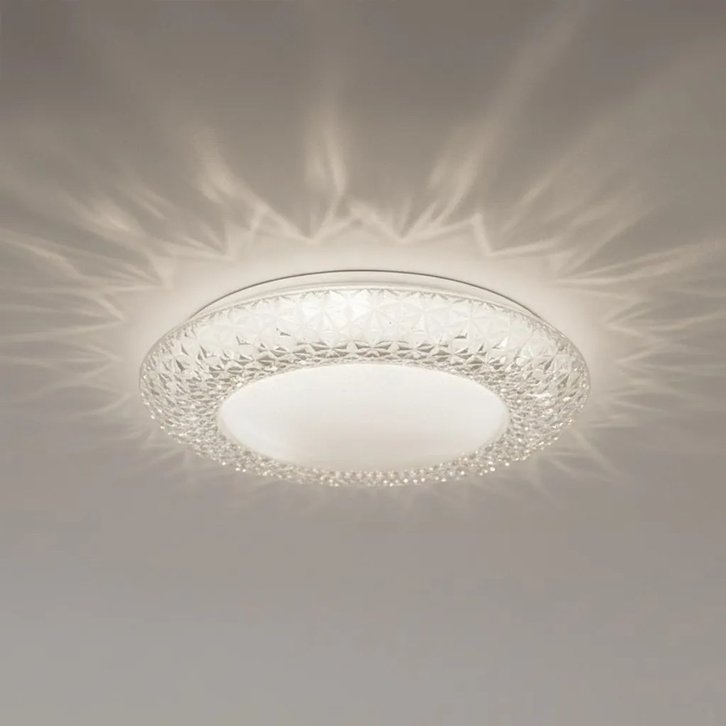 Stropní LED svítidlo Rox, 1x LED 34w, 4000k, (fi 48cm), w