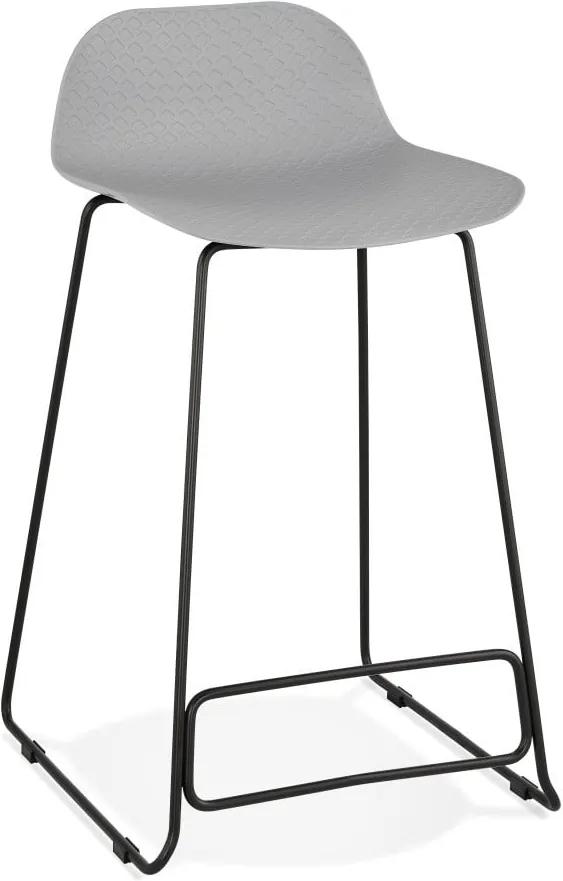 Šedá barová židle Kokoon Slade, výška 85 cm