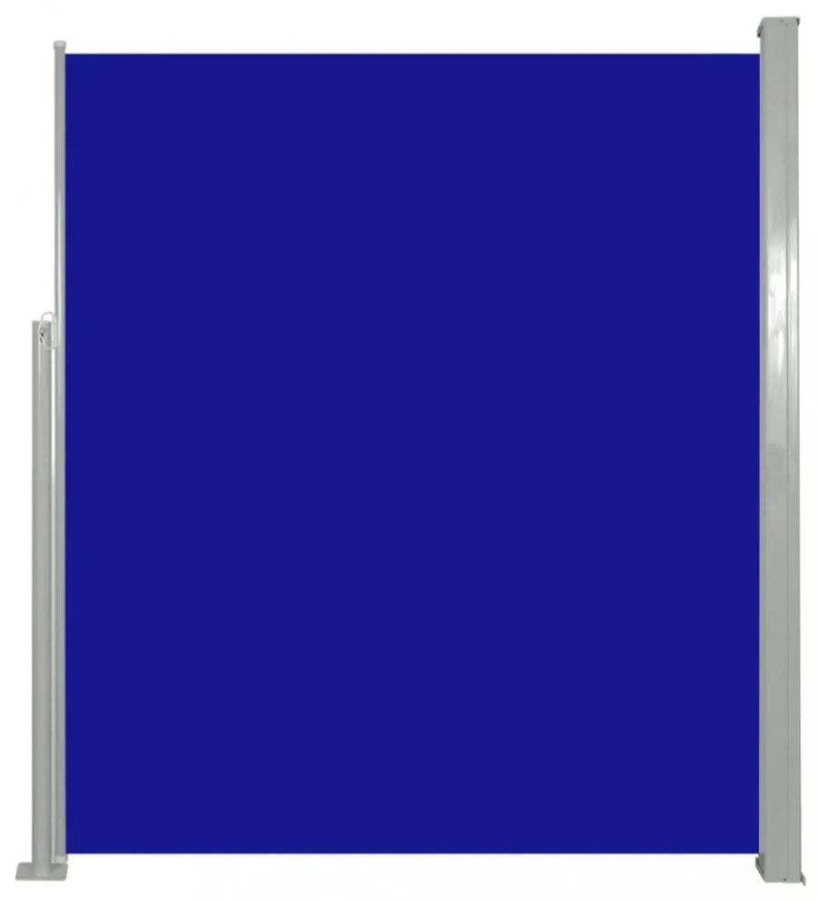 Zatahovací boční markýza 160x500 cm Dekorhome Modrá