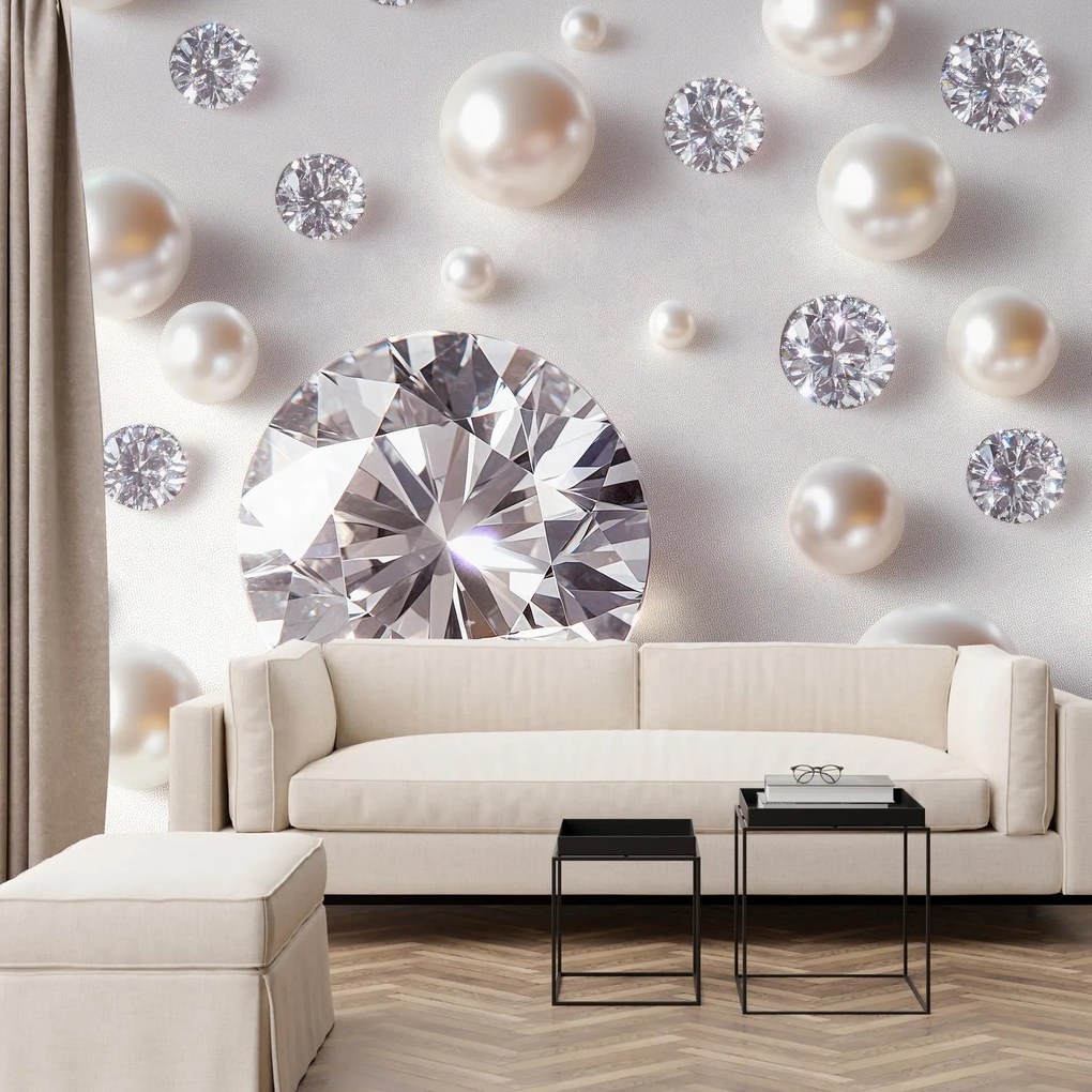 Fototapeta - Perly a diamanty (245x170 cm)