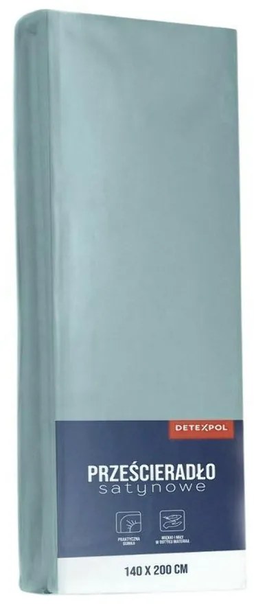 Detexpol Prostěradlo z mikrovlákna 220x200 mint jednobarevné s elastickým Poly