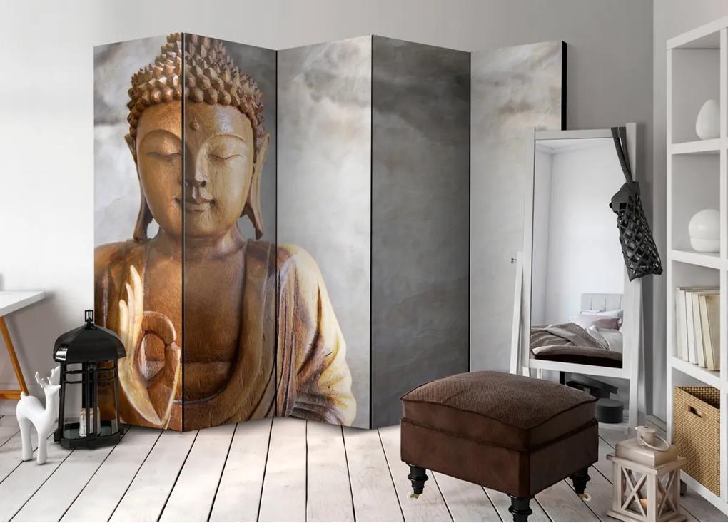 Murando DeLuxe Paraván vyřezávaný Buddha Velikost (šířka x výška): 225x172 cm