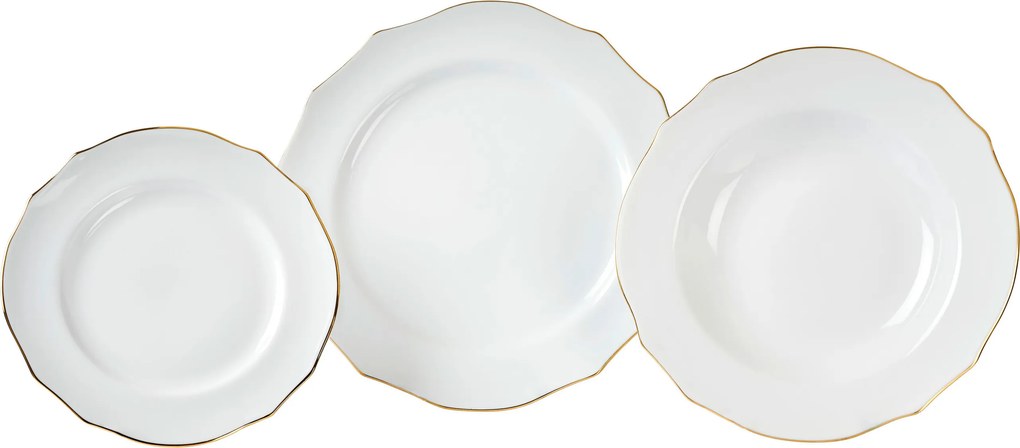 XXXLutz JÍDELNÍ SOUPRAVA porcelán keramika Novel - Kolekce nádobí - 0056530159