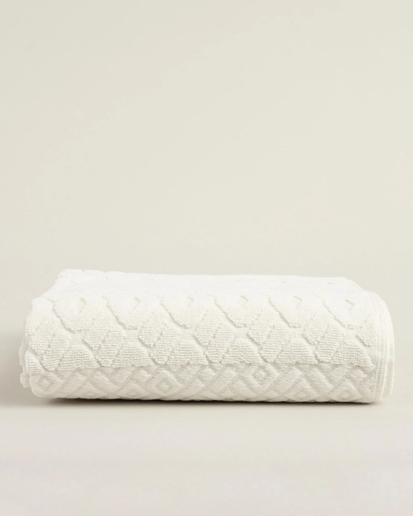 Ručník Lattice 70x140 cm cream pearl