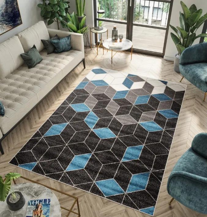 Moderní koberec s geometrickým vzorem Šířka: 80 cm | Délka: 150 cm