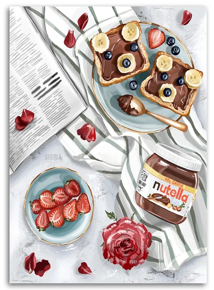 Gario Obraz na plátně Snídaně do postele - Svetlana Gracheva Rozměry: 40 x 60 cm