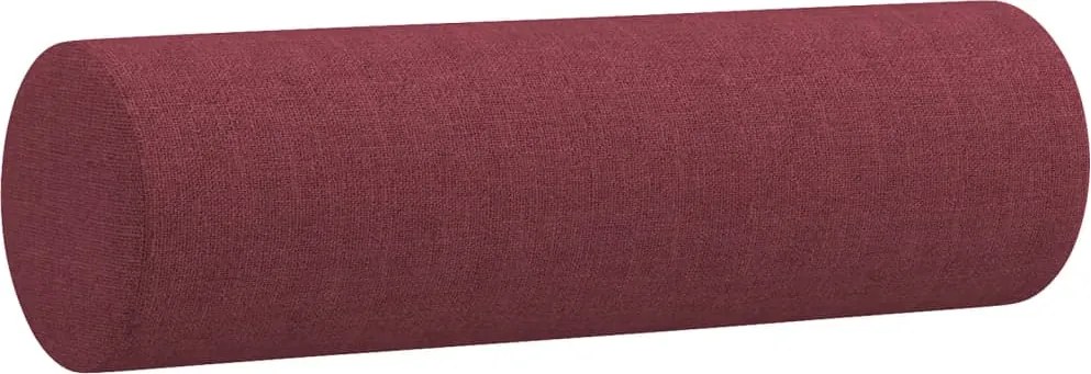 2dílná sedací souprava s polštáři vínová textil 3201328