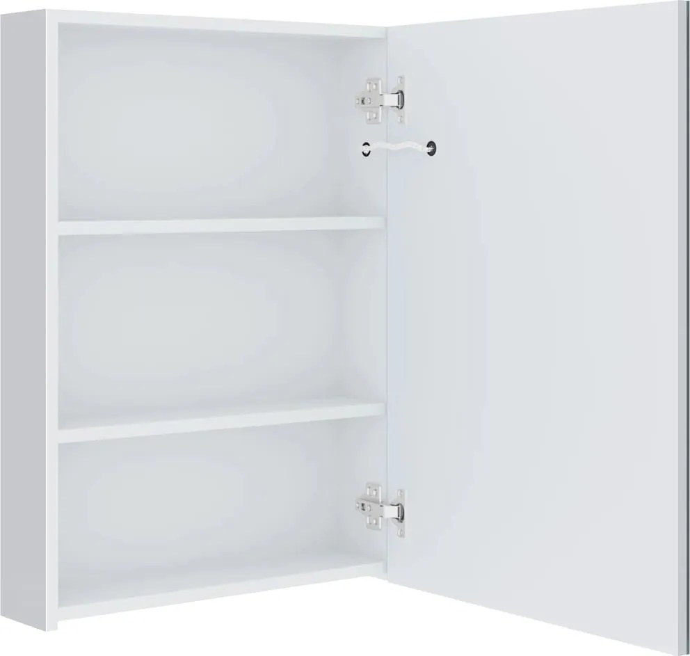 LED koupelnová skříňka se zrcadlem 50 x 13 x 70 cm 285117