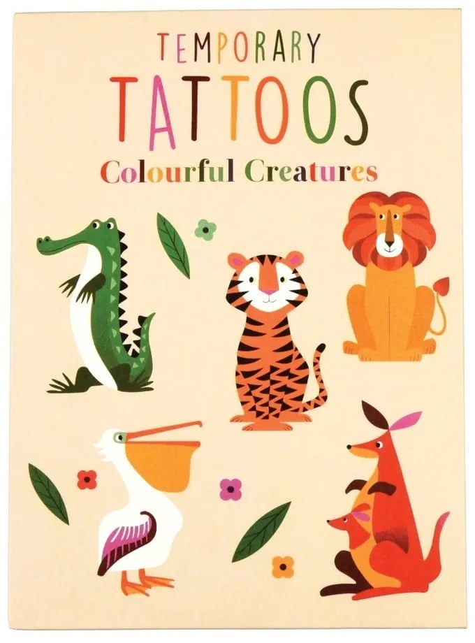 Tetovací obtisky Rex London Colourful Creatures Biano.cz