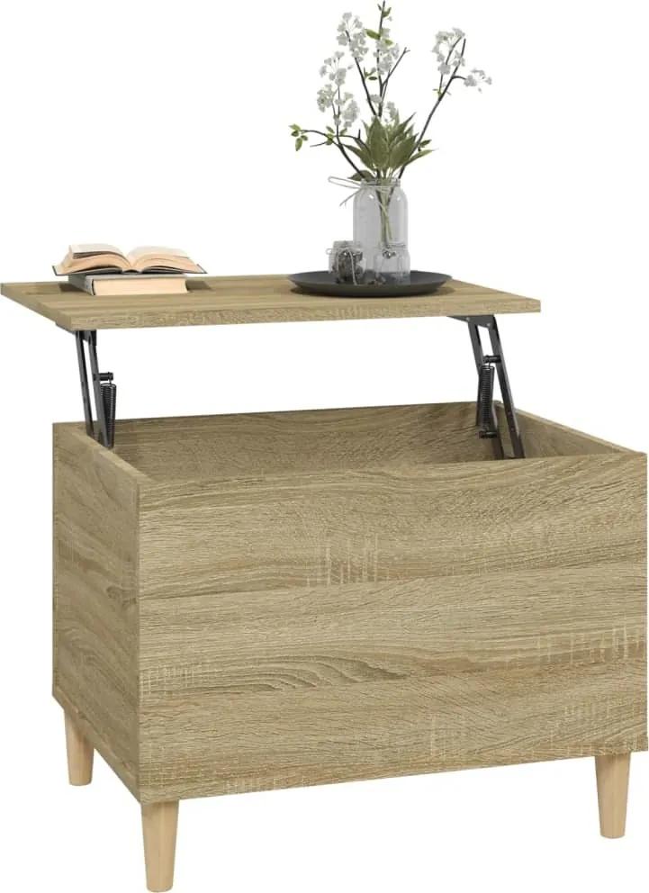 vidaXL Konferenční stolek 60 x 44,5 x 45 cm kompozitní dřevo [819567] Barva: Černá