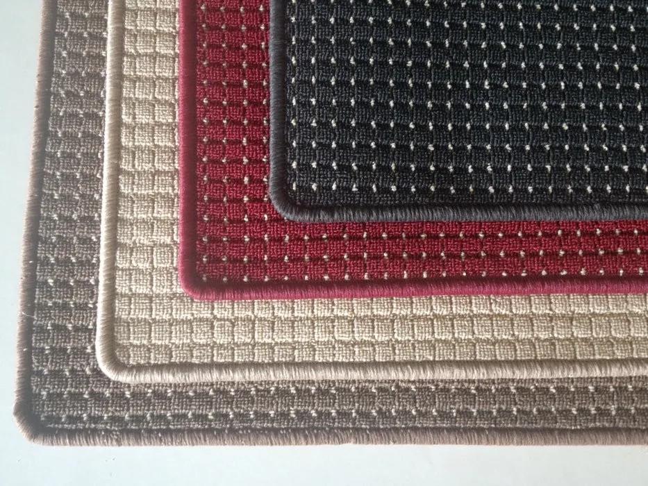 Vopi | Kusový koberec Birmingham - Vínový 80 x 150 cm