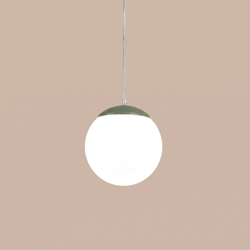 Sollux Lighting Závěsné svítidlo UGO 20 olivově zelené