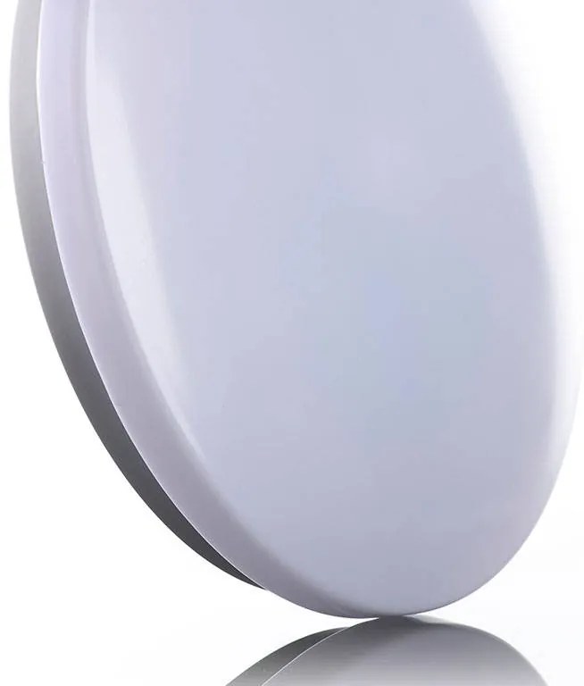Stropní kulaté LED2 svítidlo Jota IP44 s čidlem Varianta: ø330 x 58 mm, 18 W, 1650 lm, bílá s čidlem