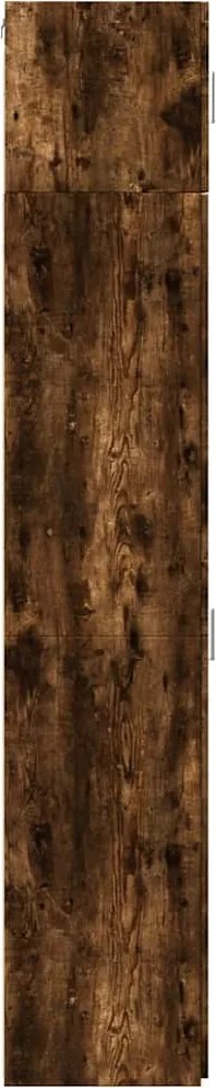 Úzká úložná skříňka kouřový dub 30x42,5x225 cm kompozitní dřevo 3281263