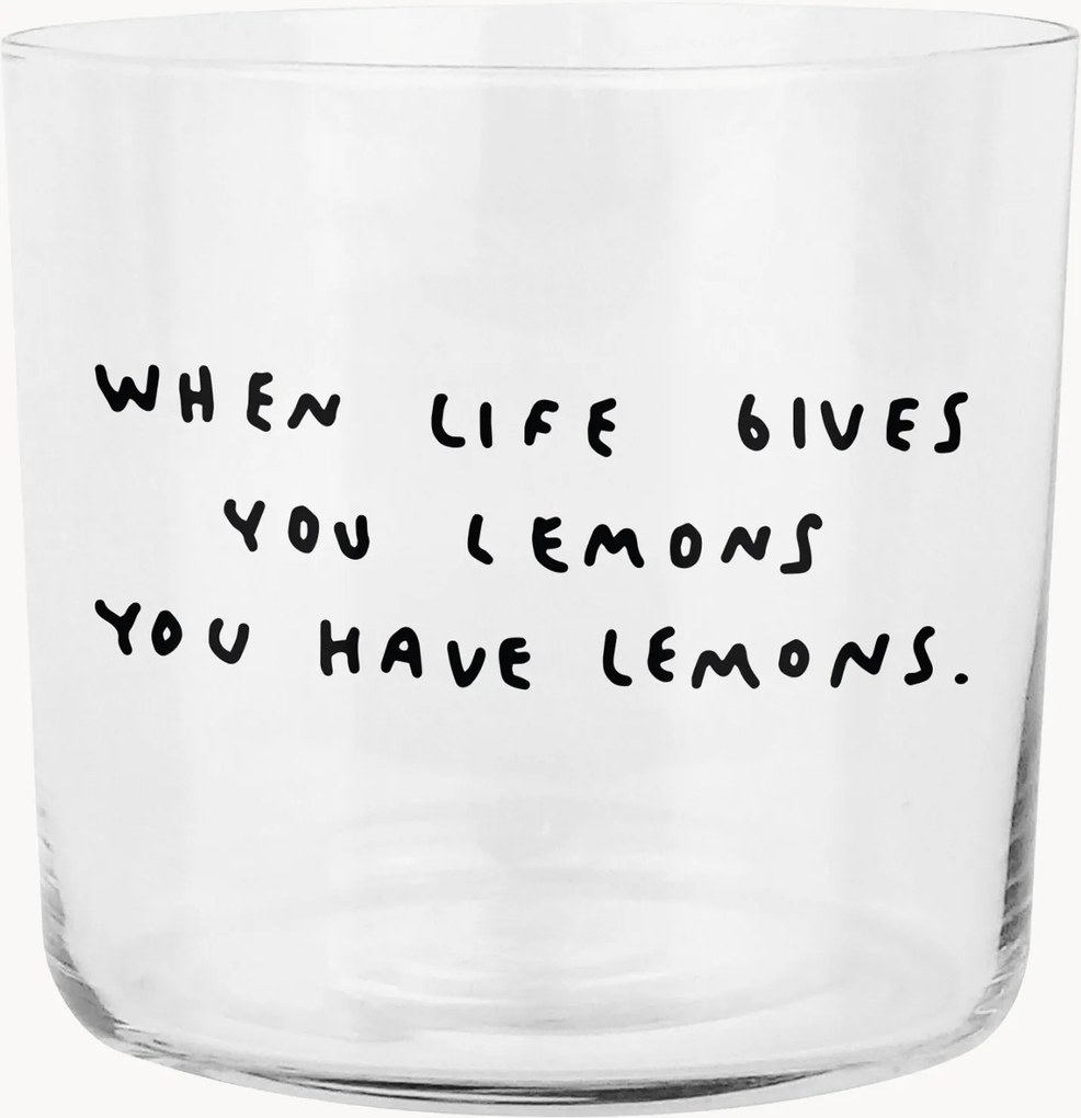 Sklenice When Life Gives You Lemons
