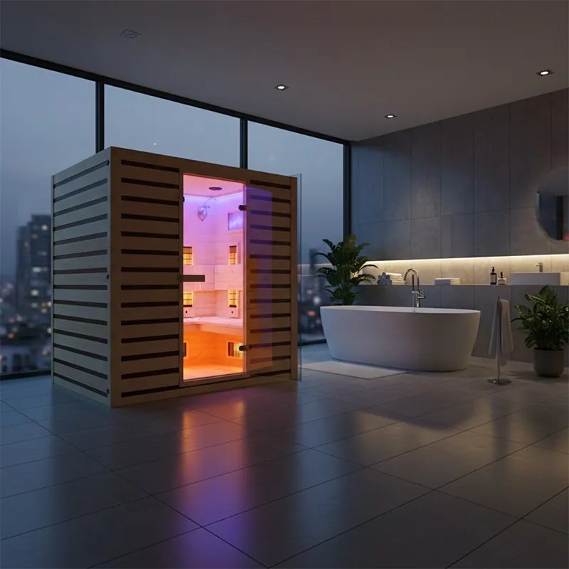BPS-koupelny Infrasauna Relax HYD-6714 180x150, 3-4 osoby