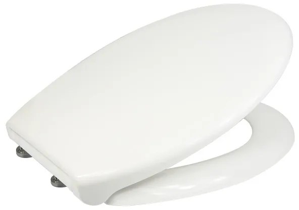 MEREO - Samozavírací WC sedátko, duroplast, bílé, s odnímatelnými panty CLICK CSS112S