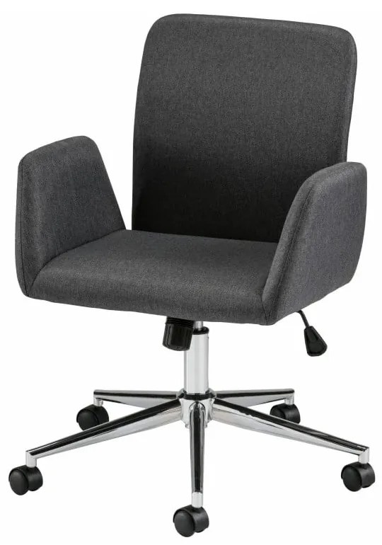 Černá kancelářská židle na kolečkách s područkami Støraa Bendy