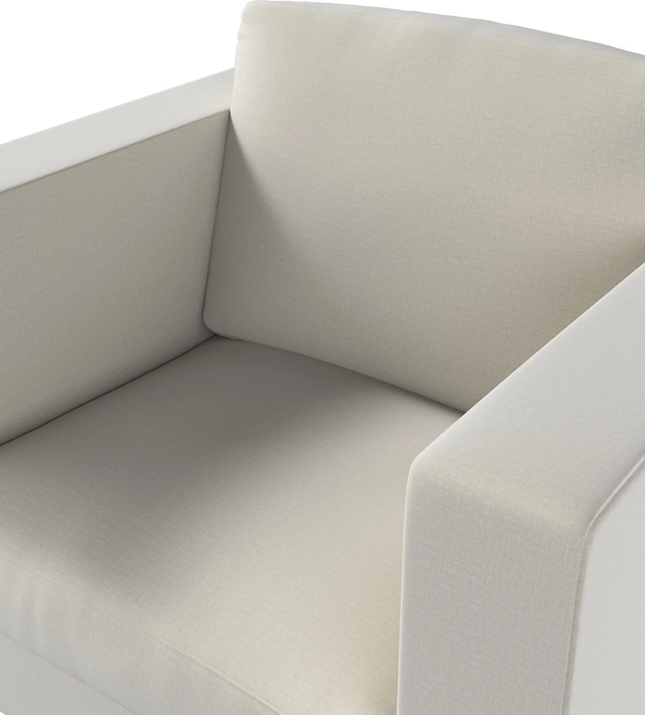 Potah na křesko IKEA Karlanda, krátký barva šedá látka sametová