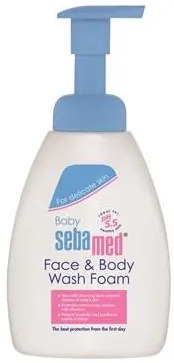 Sebamed dětská mycí pěna na obličej a tělo 400ml