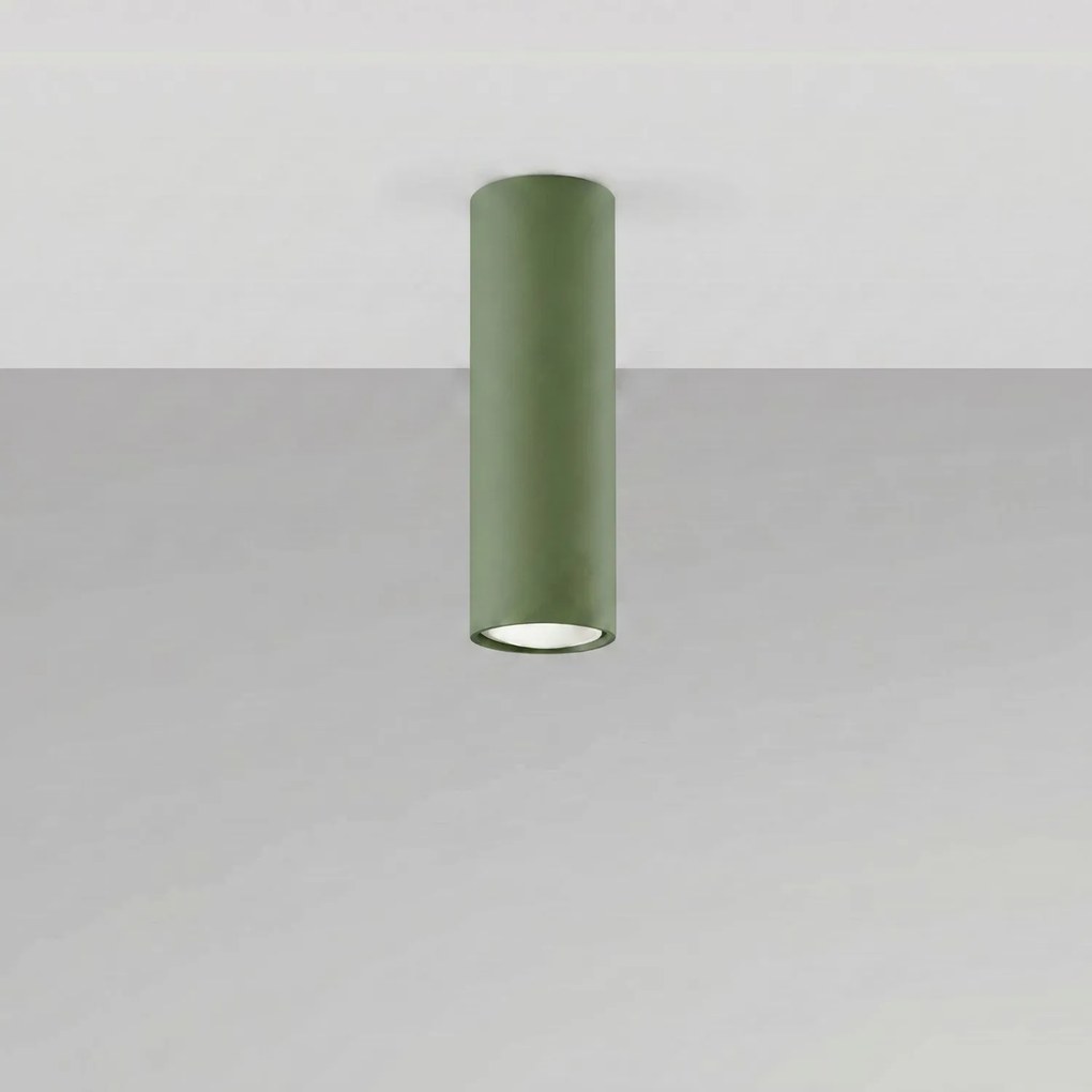 Sollux Lighting Stropní svítidlo LAGOS 20 olivově zelené