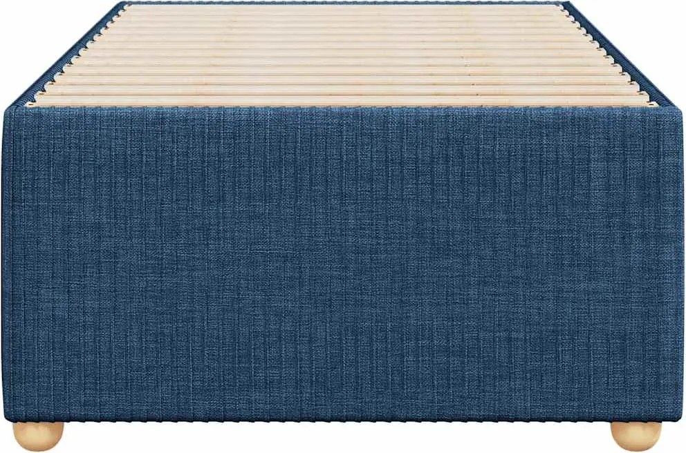 Rám postele bez matrací modrá 80x200 cm textil 3284899