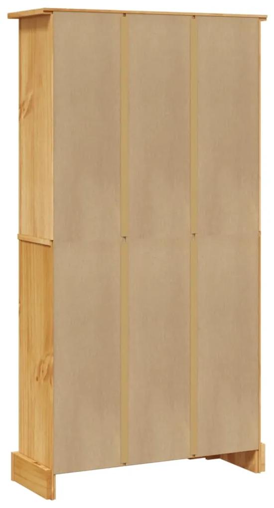 vidaXL 4patrová knihovna mexická borovice Corona 81 × 29 × 150 cm