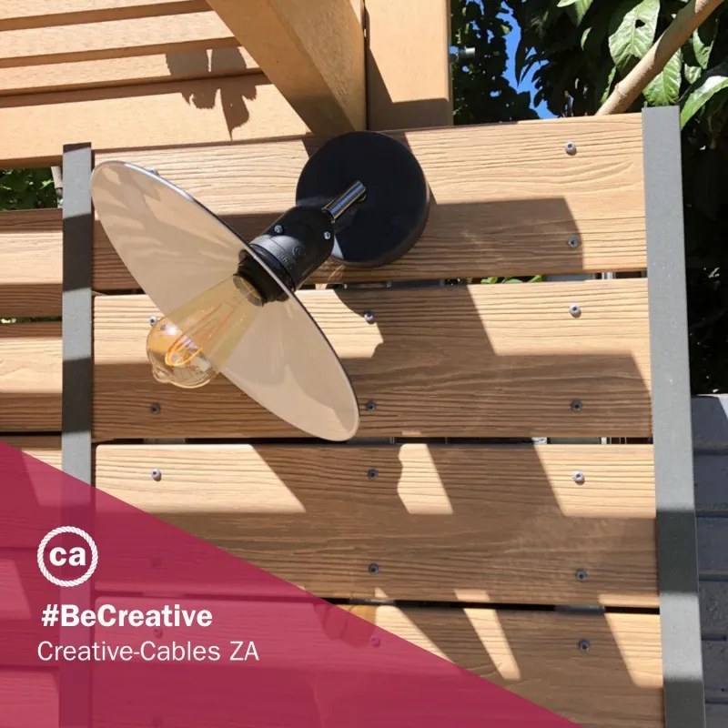 creative cables Kovové stínidlo Swing pro objímku E27 Barva komponentu: Matná měď