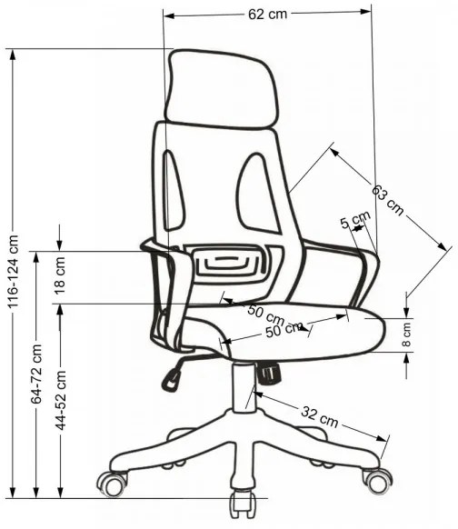 Kancelářská židle Valdez 2