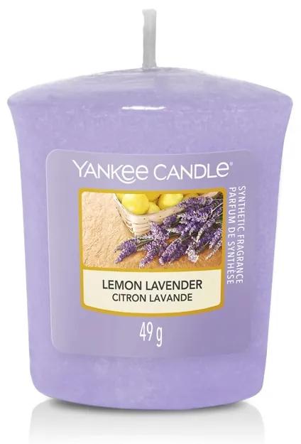 Yankee Candle Vonná Svíčka Votivní Lemon Lavender, 49 g