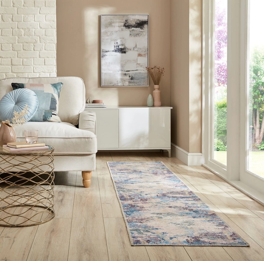 Flair Rugs, Běhoun Hebden Reid Abstract Multi, 60x230, vícebarevná, ložnice