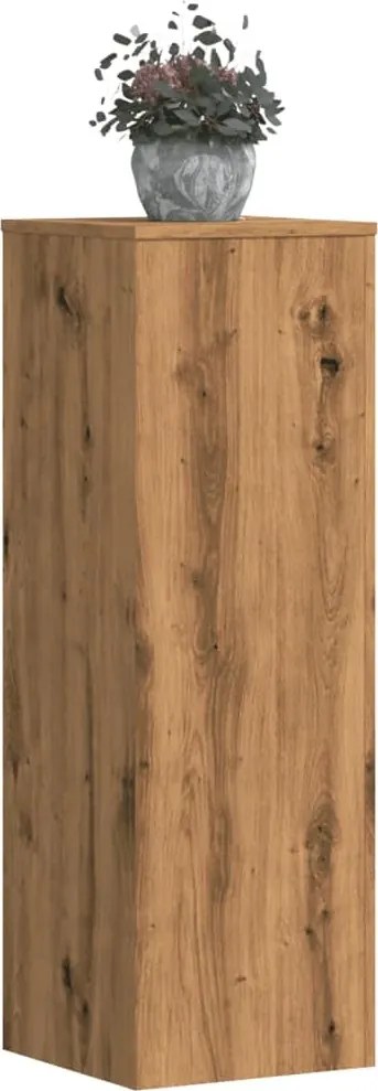 vidaXL Stojan na rostliny 2 ks 33 x 33 x 100 cm Kompozitní dřevo [3365606] Barva: Bílá
