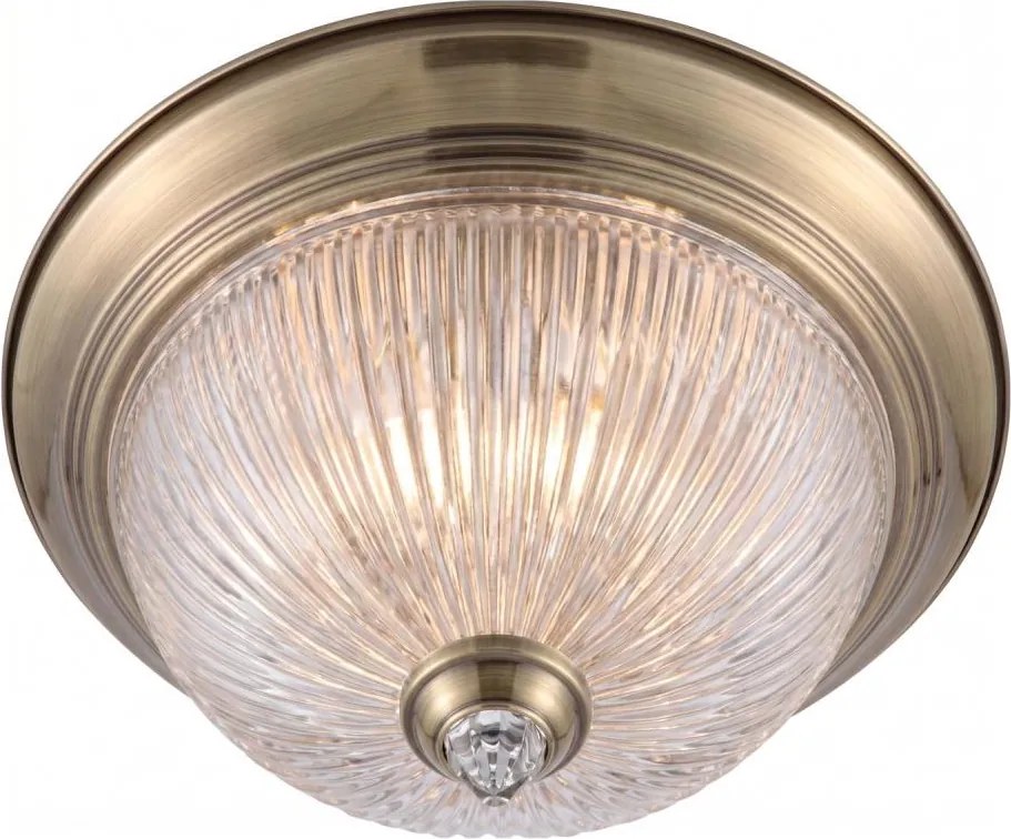 Brilagi - Stropní svítidlo FRESCO 2xE27/40W/230V pr. 28 cm mosaz