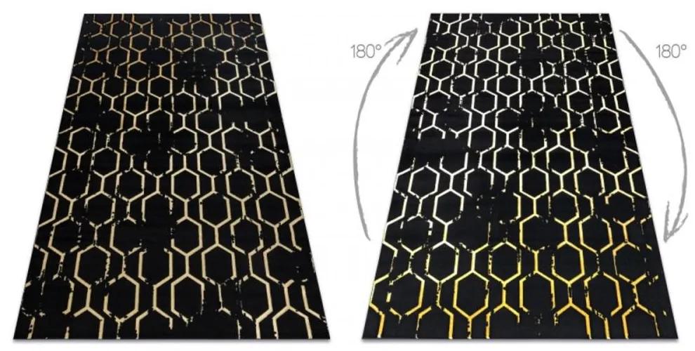 Kusový koberec Erno černý 280x370cm