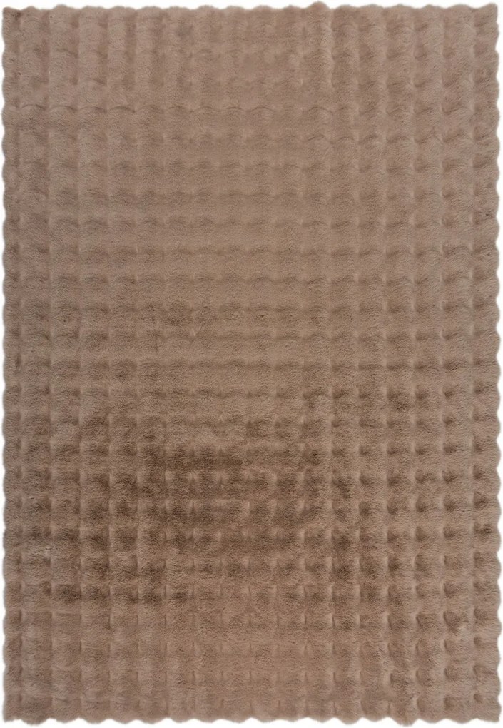 120x170 Kusový koberec Waffle Faux Fur Taupe