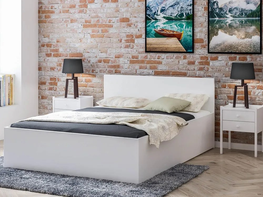 Vyvýšená postel Mary 140 x 200 cm