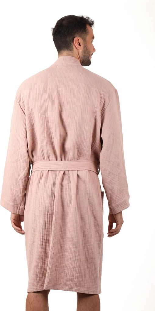 Mušelínový župan Dacca Natur 12 24 1613 unisex - S