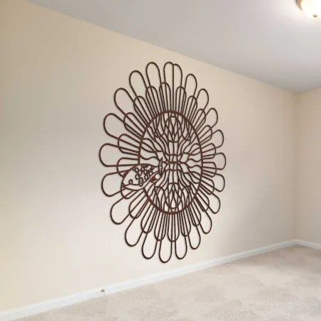 Květinový obraz s rybkou, moderní mandala I SENTOP PR0348