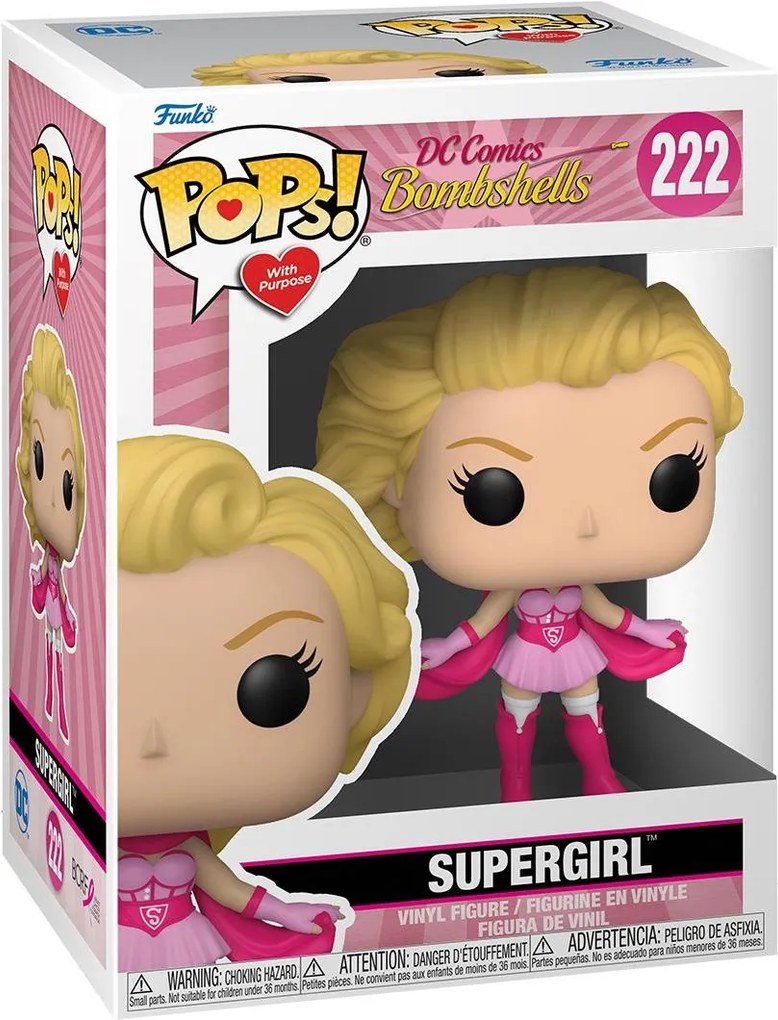 Funko pop heroes: bc awareness s2 - bombshell supergirl
