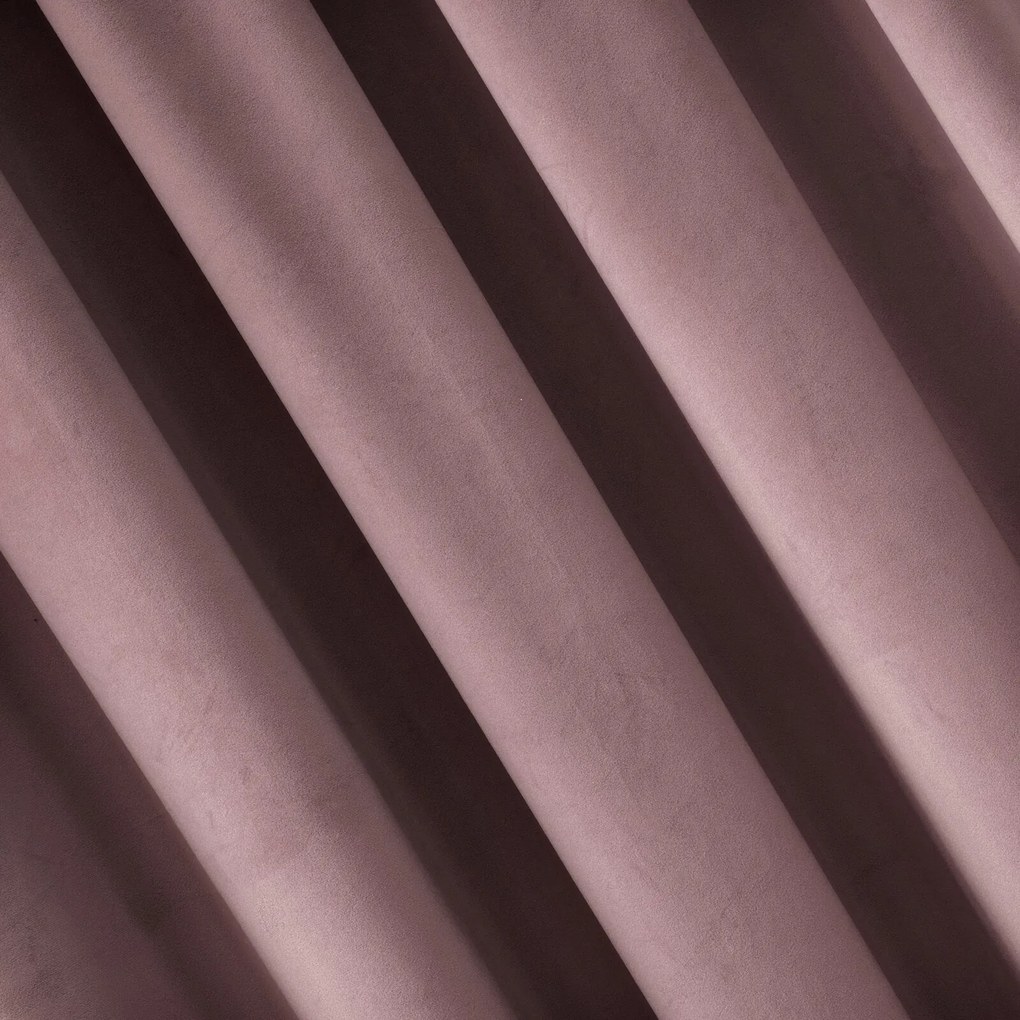 ZATEMŇOVACÍ ZÁVĚS NA PÁSCE PIERRE CARDIN SIBEL 140X270 CM STARORŮŽOVÁ