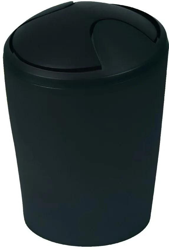 Spirella odpadkový koš 2 l MOVE - černá 1014954