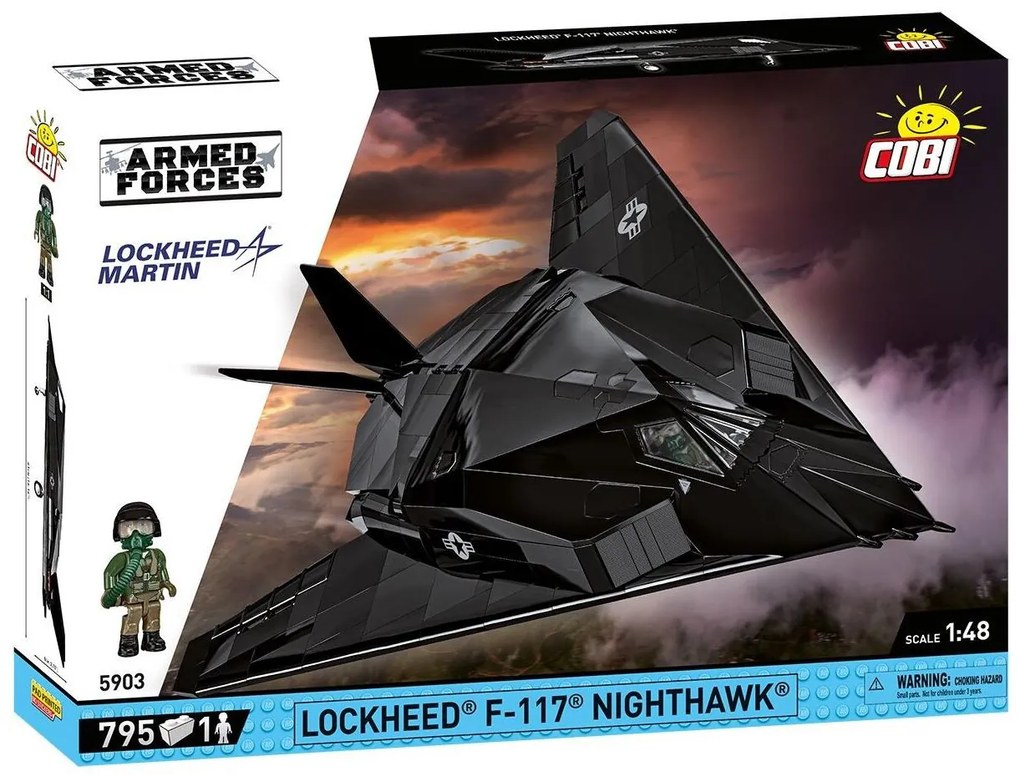 Cobi 5903 armed forces lockheed f-117 nighthawk 1:48