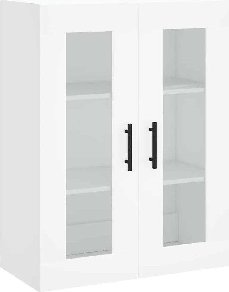 Skříň highboard bílá 69,5 x 34 x 180 cm kompozitní dřevo 3198425