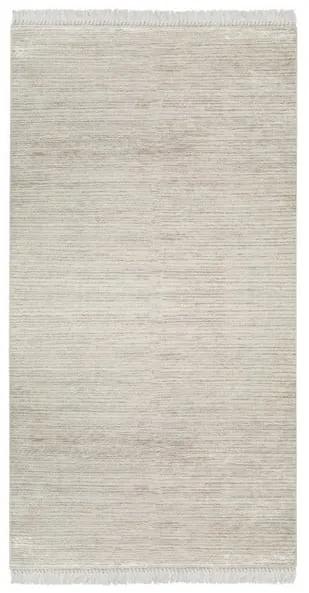 Sametový koberec Deri Dijital Kaluna Brown, 80 x 150 cm